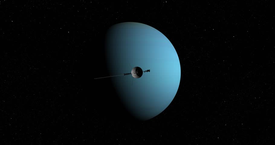 Flyby Of Voyager Spacecraft On Its Final Approach Toward Saturn. Data ... Flyby Of Voyager Spacecraft On Its Final Approach Toward Saturn. Data ...
