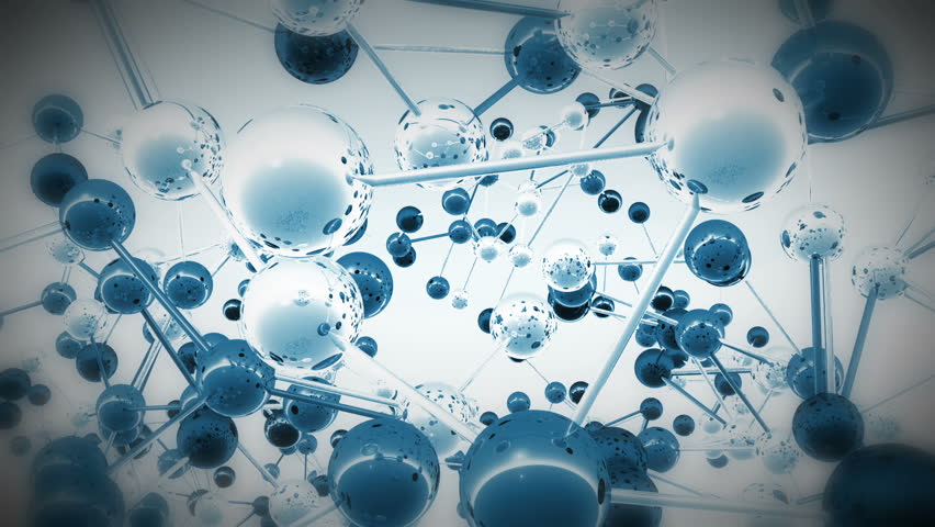 Complex Molecule Structure 3d Render Stock Footage Video 1964836