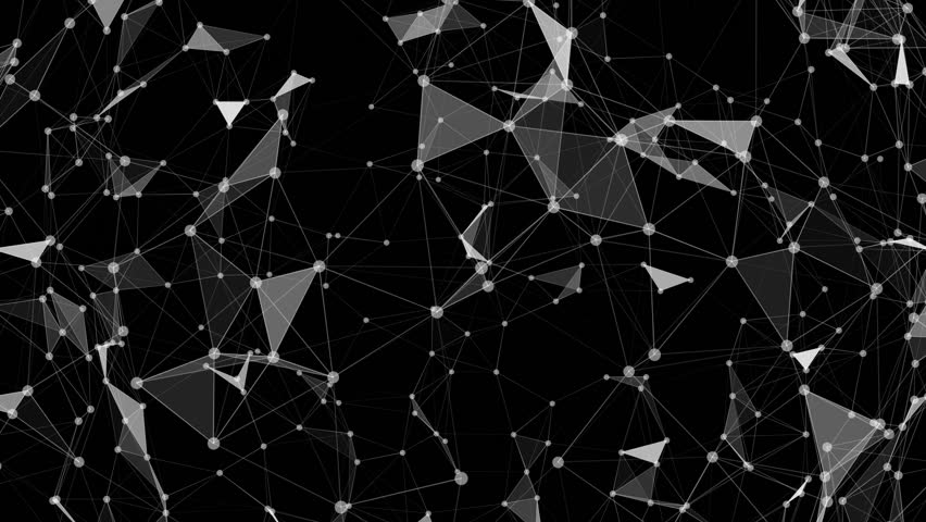 Wireframe Plexus Space Triangles VJ Loops Stock Footage Video 10655036 ...