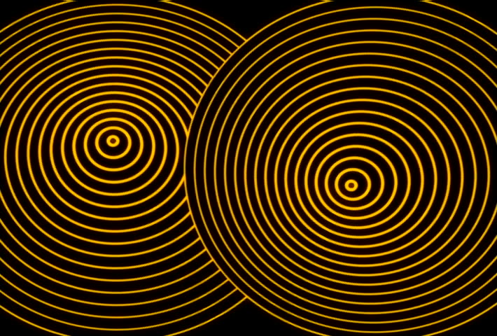 A Hypnotic Spiral Animation With Flash Effect Stock Footage Video ...