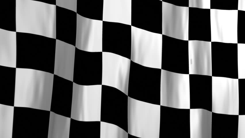 3d Animation Of Checkered Flag -Close Up Stock Footage Video 512929 ...