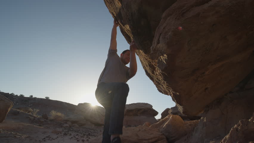 Man Falling Off Cliff Stock Footage Video 14031224 - Shutterstock