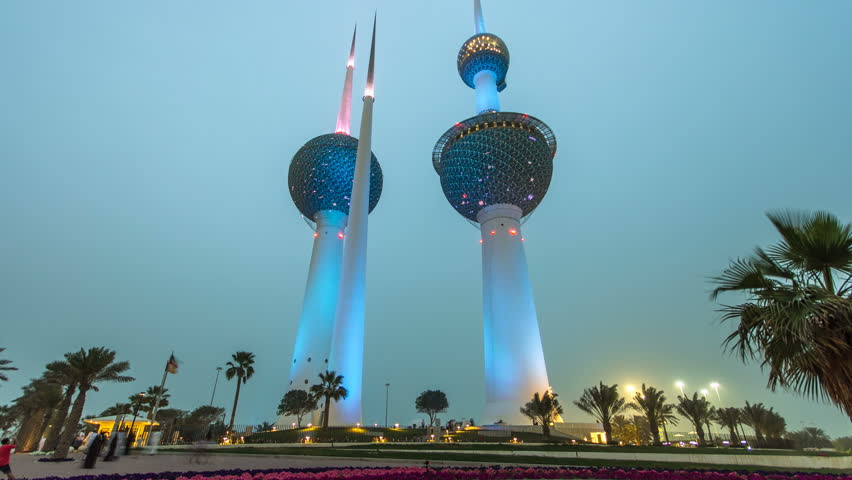 The Kuwait Towers Day To Night Timelapse Hyperlapse - The Best Known ...