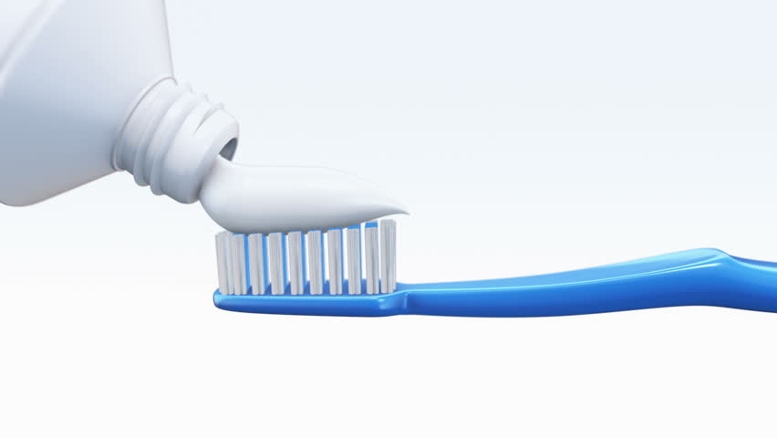 Toothpaste Squeeze Animation (HD). Rendered Animation Of A Toothpaste ...