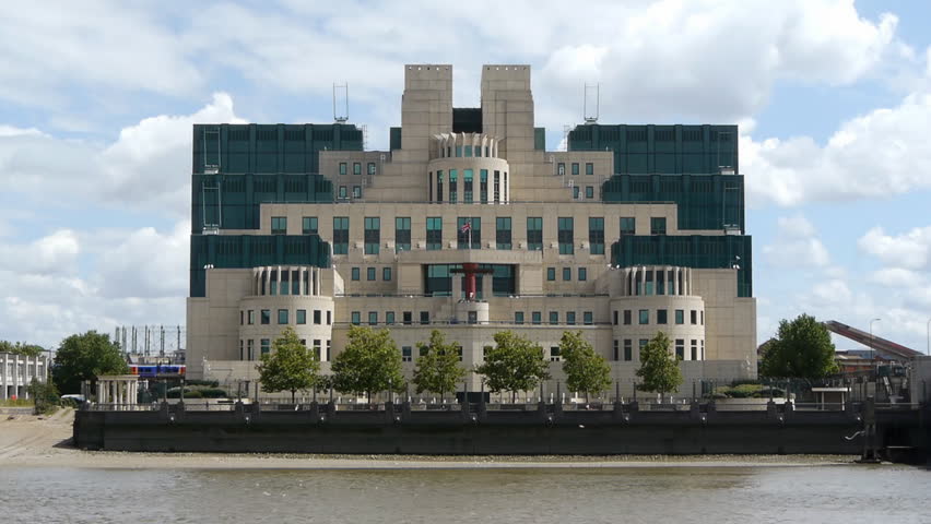 The headquarters building of the UK Secret Intelligence Service. Known ...