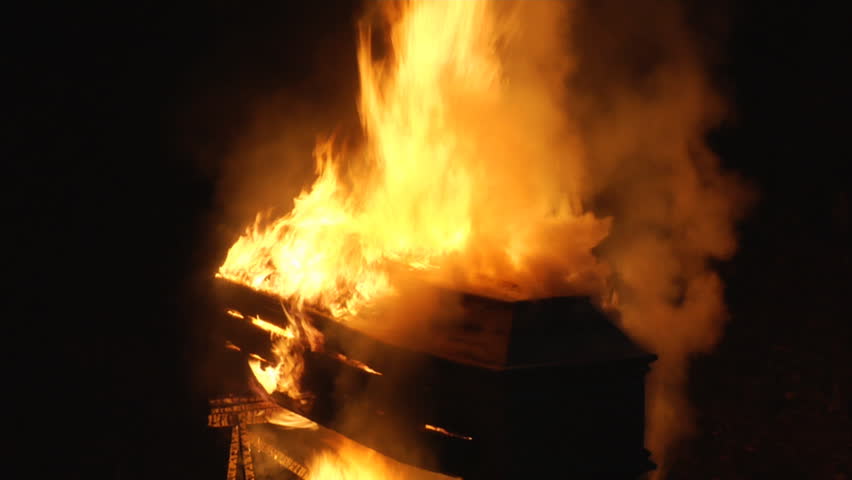 Coffin On Fire Stock Footage Video 2903143 - Shutterstock