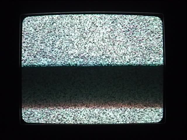 Fuzzy Tv Screen Stock Footage Video 3028978 - Shutterstock