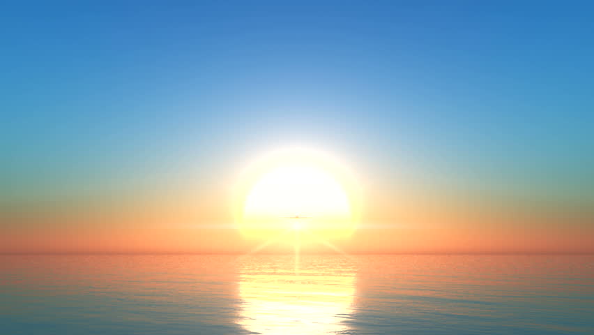 The Sun Rises Over The Atlantic Ocean Along The East Coast Of The ...