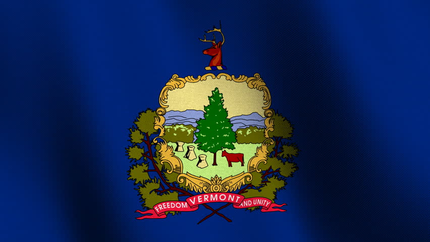 Vermont Flag Loop 1 Stock Footage Video 1373593 - Shutterstock