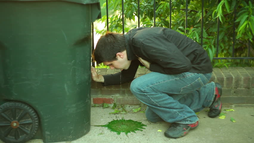 Throwing Up Outside Stock Footage Video 4033576 - Shutterstock