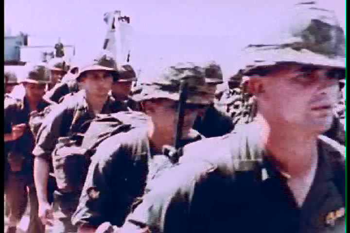 1960s - The Fourth Infantry Division Sets Up A Camp During The Vietnam ...