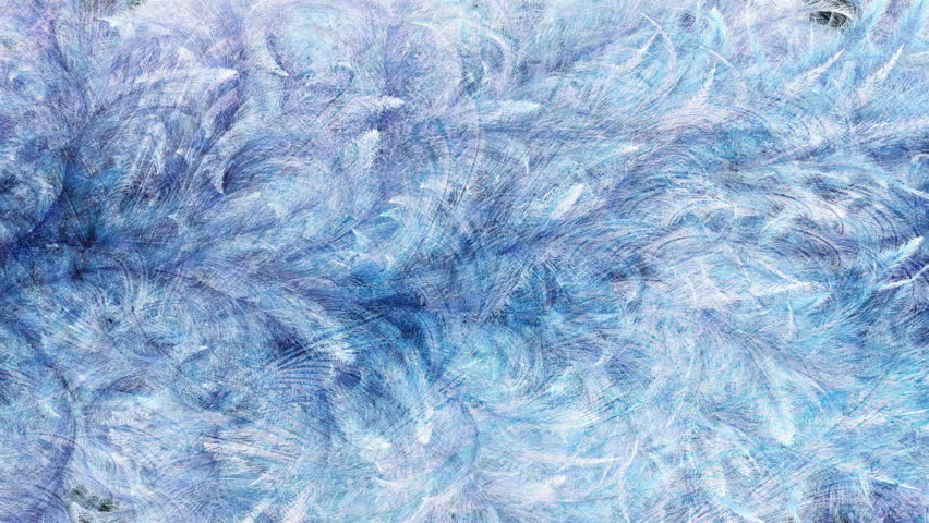 The Formation Of Frost In Different Patterns, With Alpha-matte. Stock ...