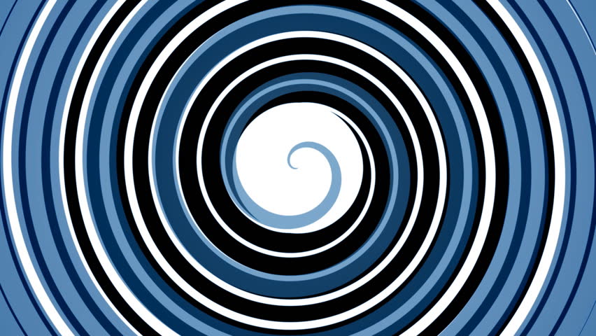 Hypnotic Turning Spiral, Seamless Loop Animation Stock Footage Video ...